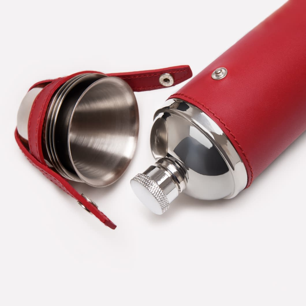 Ettinger Lifestyle 8oz Hunter Flask with 4 Cups - Pediwear Accessories